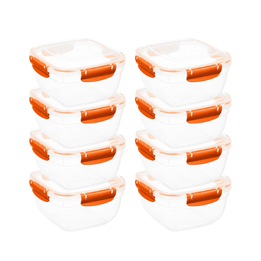 Superio Lock and Fresh Airtight Food Storage Containers with Lids for ...
