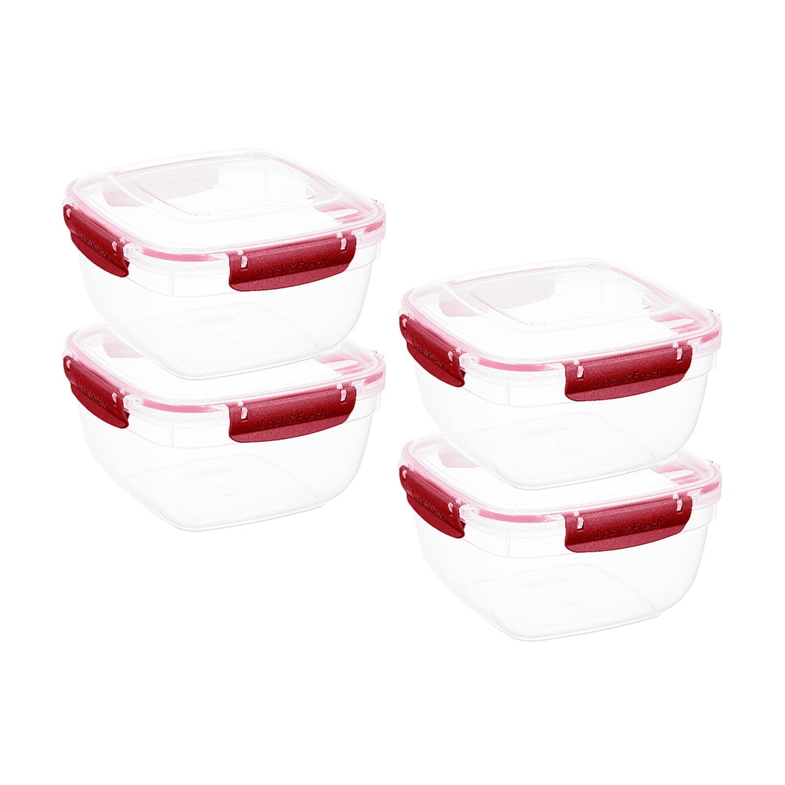 Superio Lock and Fresh Airtight Food Storage Containers with Lids for ...