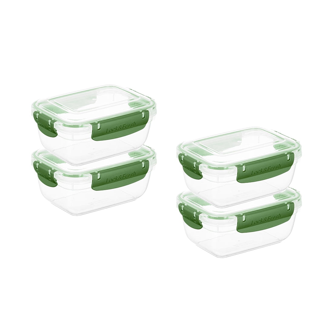 Superio Lock and Fresh Airtight Food Storage Containers with Lids for ...