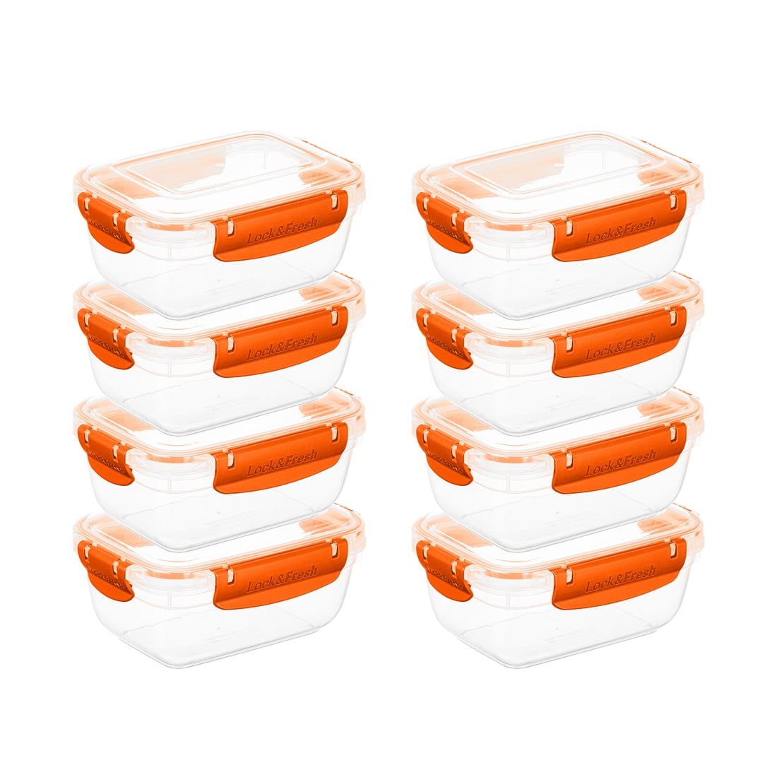 Superio Lock and Fresh Airtight Food Storage Containers with Lids for ...