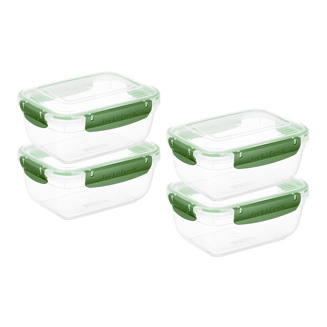 Superio Lock and Fresh Airtight Food Storage Containers with Lids for ...