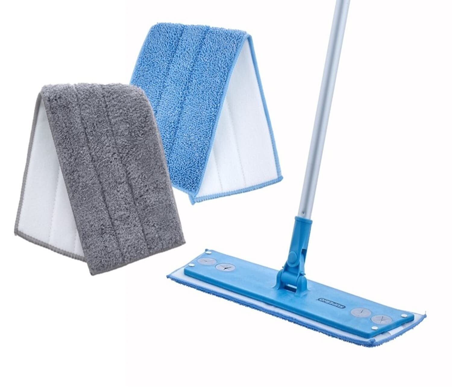Superio Miracle Mop Set Microfiber Flat Mop Wet and Dust Mop for ...