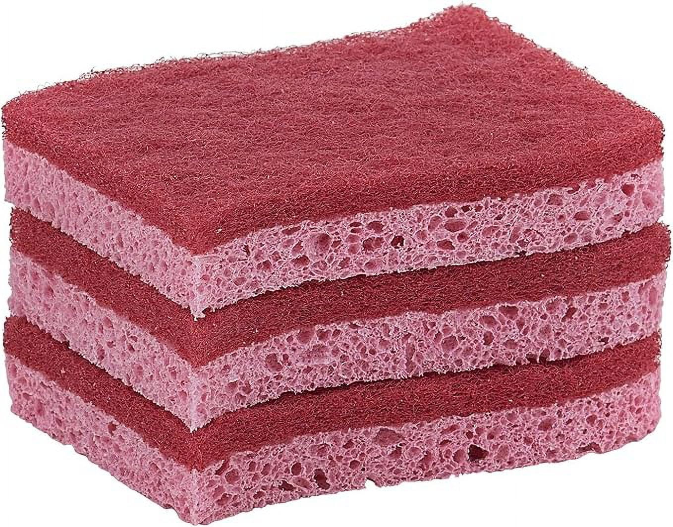 Superio Non-Scratch Cellulose Sponge Kitchen Scrub Sponges with ...