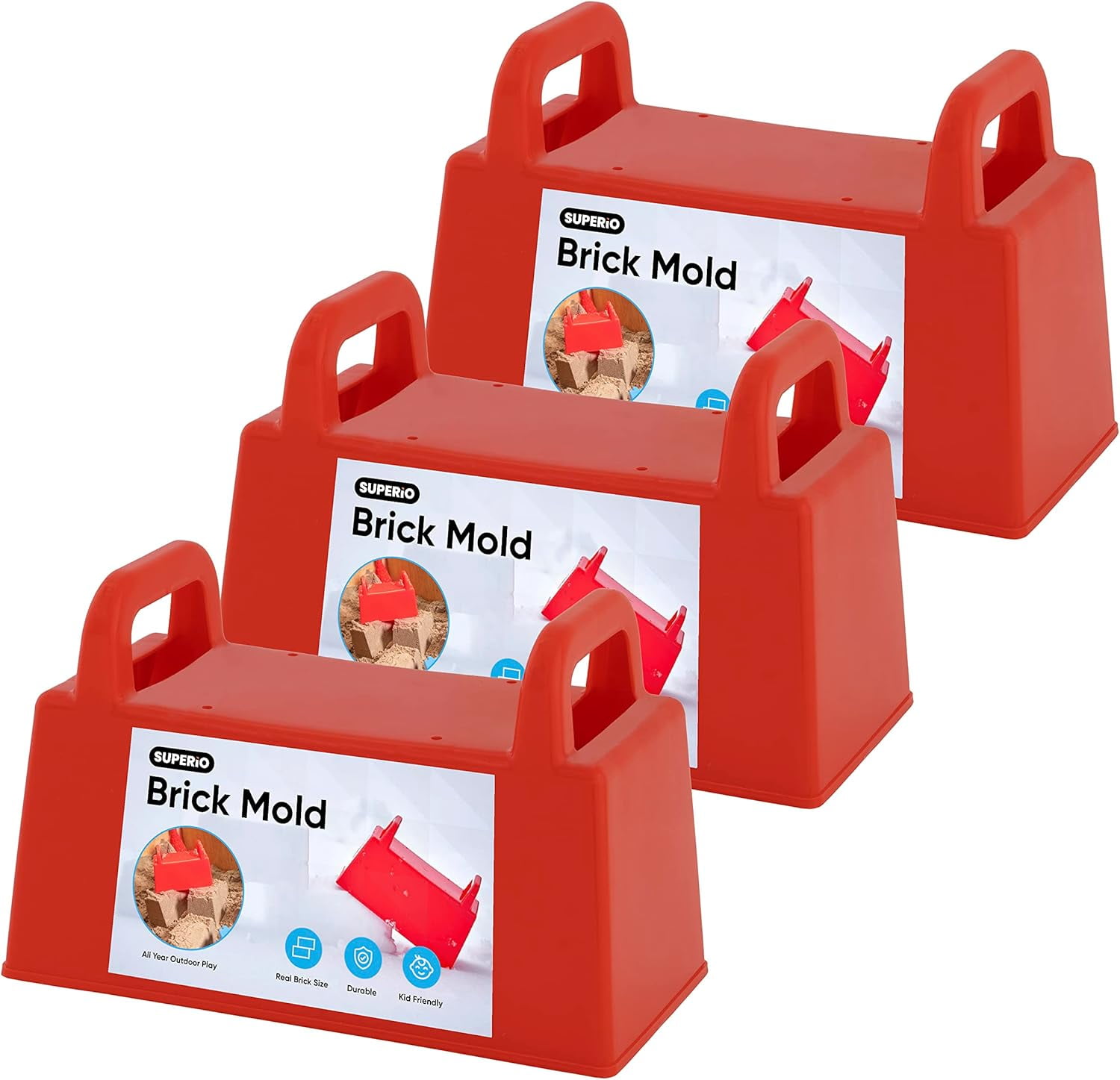 Superio Sand Castle Toys for Beach Snow Brick Maker Snow Sand Beach ...