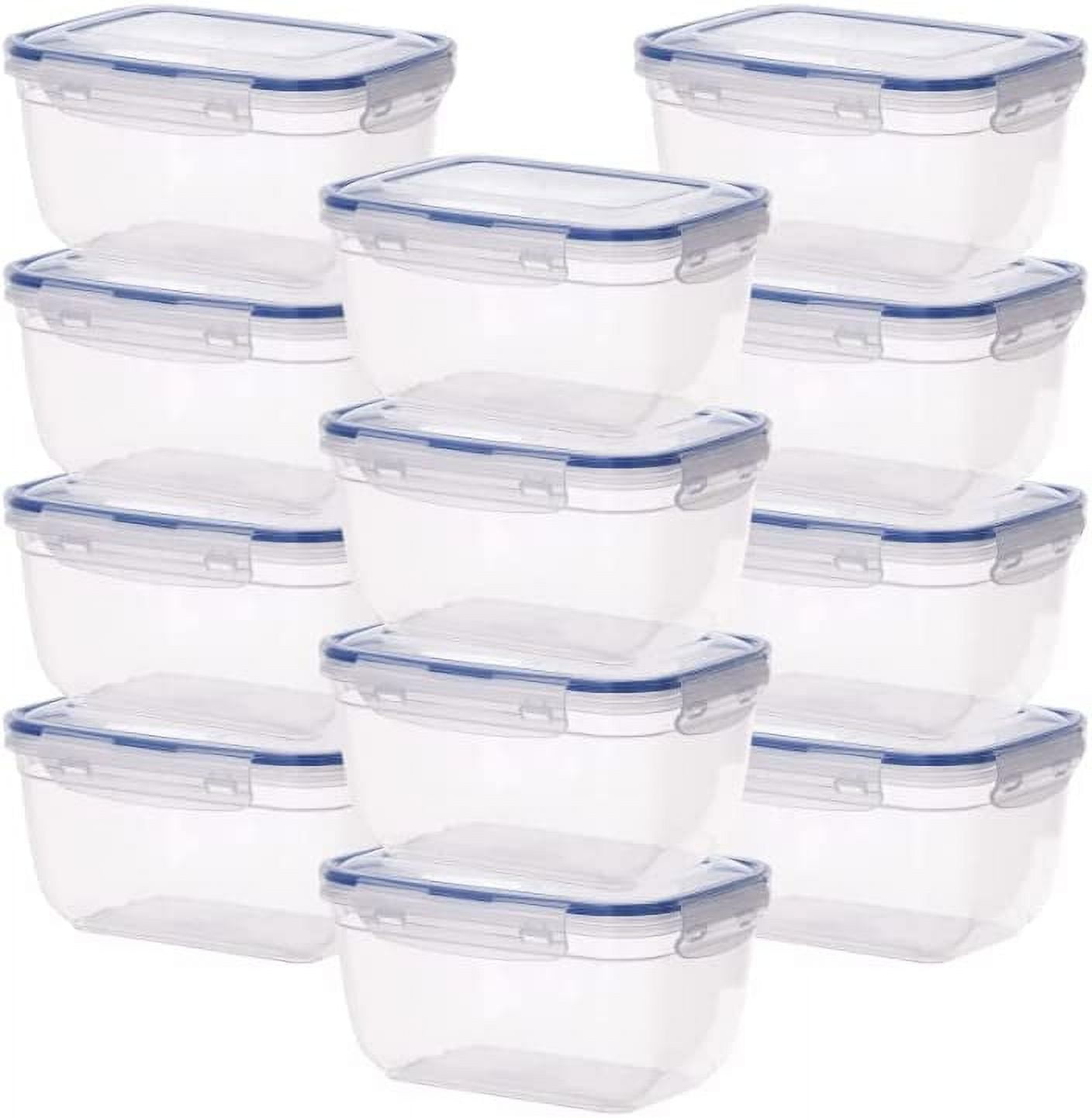Superio Sealed Food Storage Containers (12 Pack) Airtight Leak Proof ...