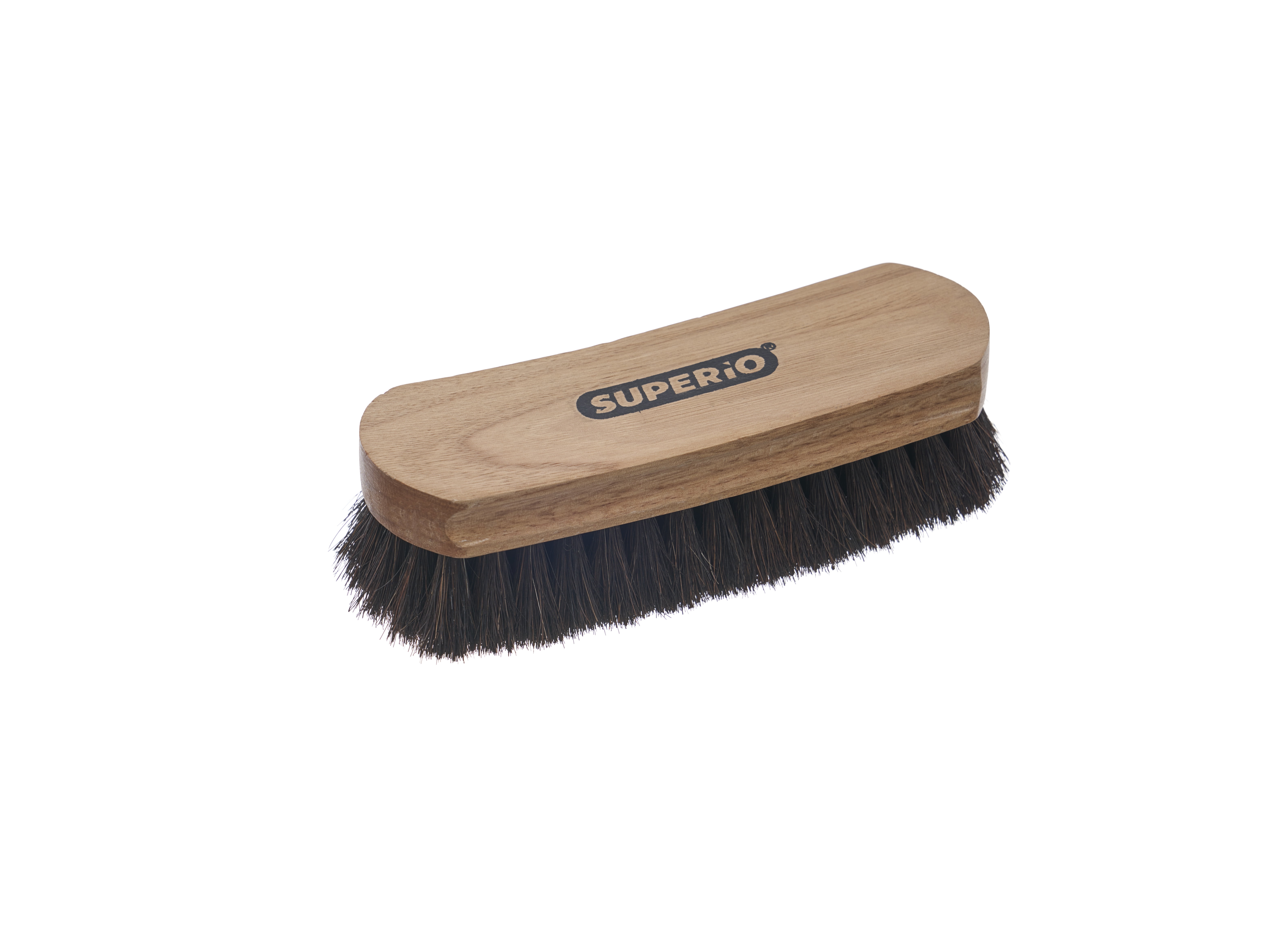 Horsehair Shoe Brush, Premium Genuine Brush for Cleaning Shoes, Soft ...