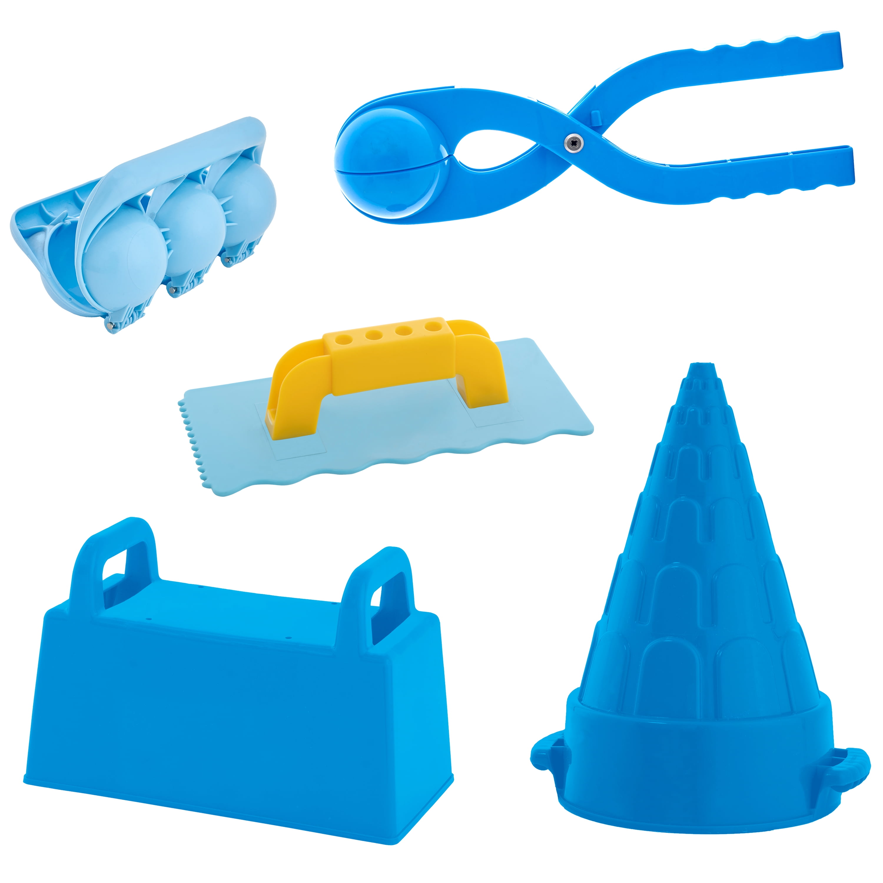 Superio Snow Sand Beach Toys Set-Snow Block, Cone Mold, Sand Castle ...