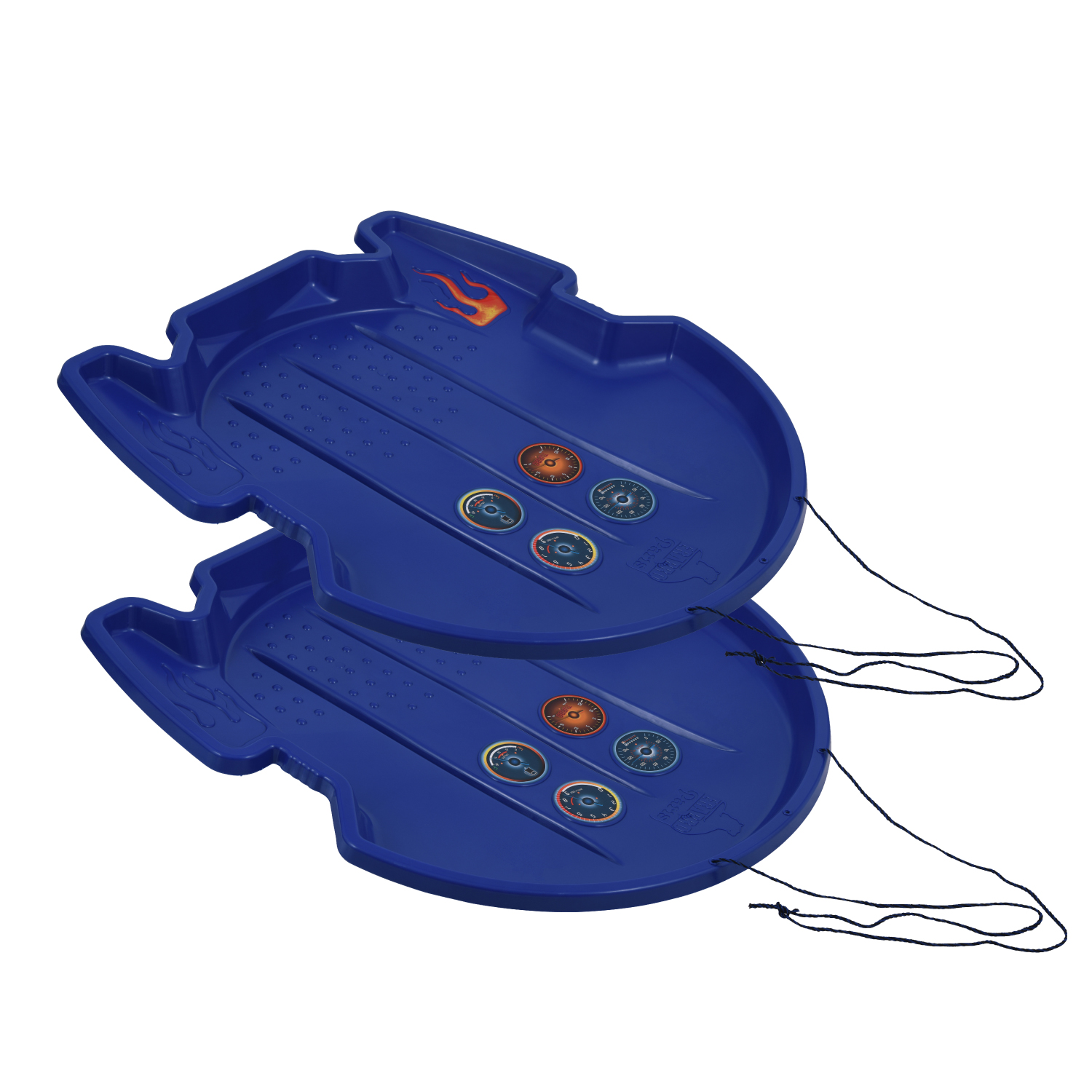 Superio Snow Saucer Sled, 37" Downhill Snow Slider, Huge Round Plastic ...