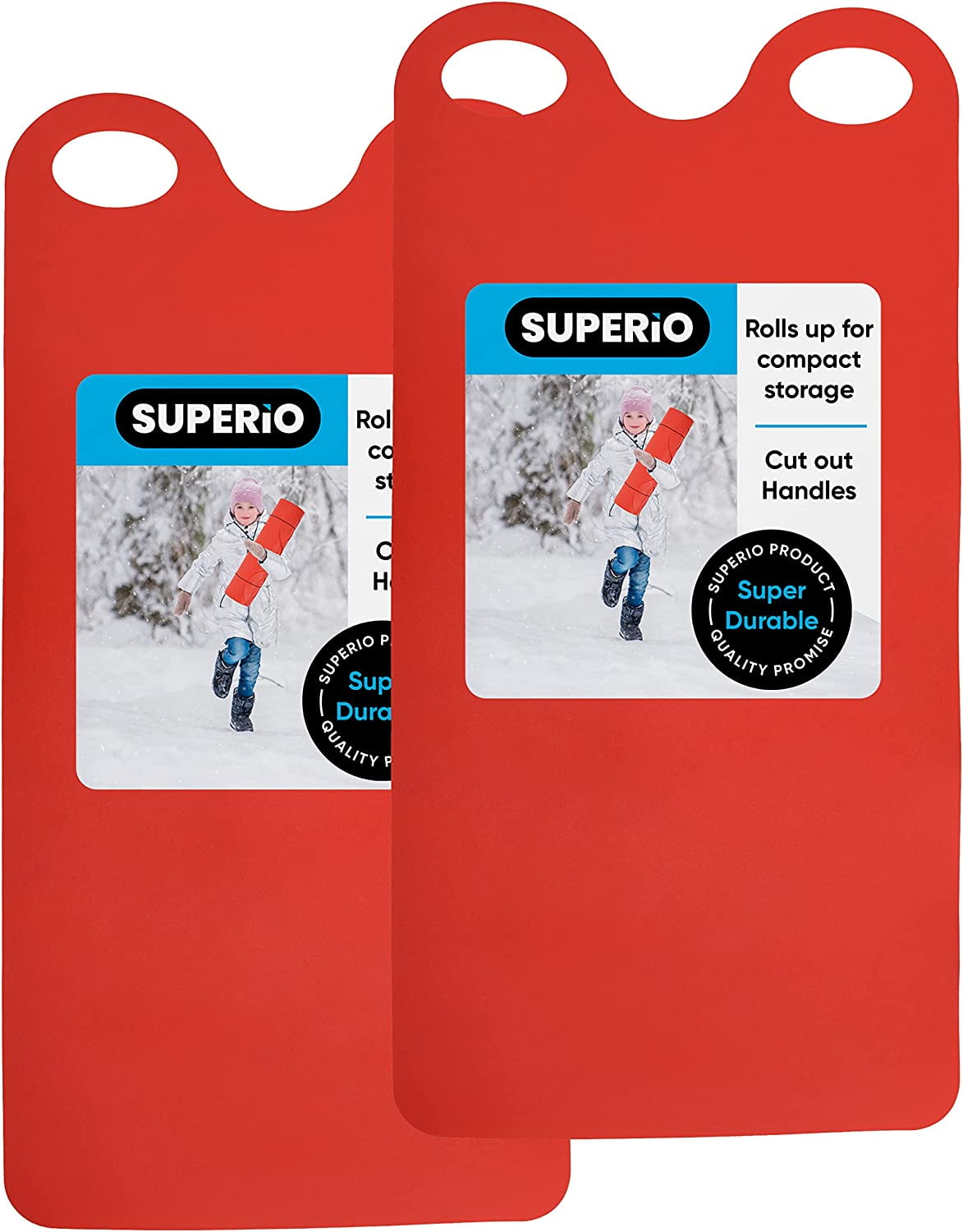 Superio Winter Children's Snow Slider Mat, Flexible Sled, 36 ...