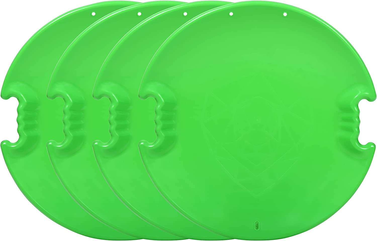 Superio Spiral Snow Saucer Sled, Round 26" Avalanche Circle Plastic ...