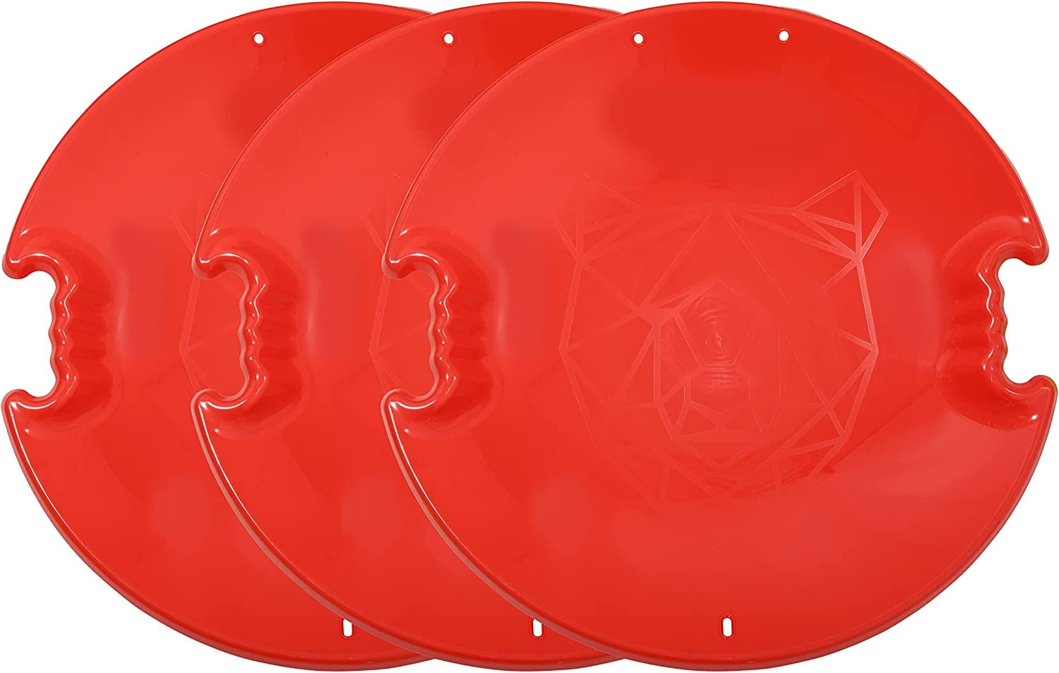 Superio Spiral Snow Saucer Sled, Round 26" Avalanche Circle Plastic ...