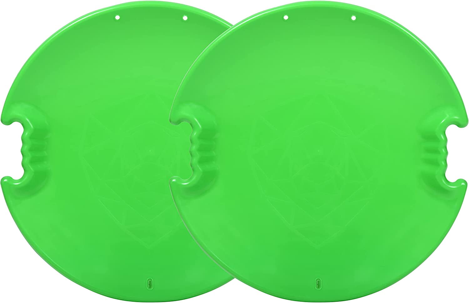 Superio Spiral Snow Saucer Sled, Round 26" Avalanche Circle Plastic ...