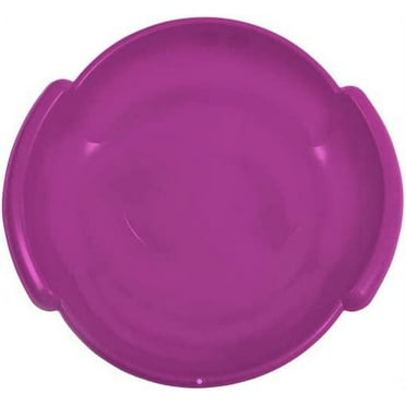 Superio Round Spiral Snow Sled Red 24" Sledding Disc for Kids and ...