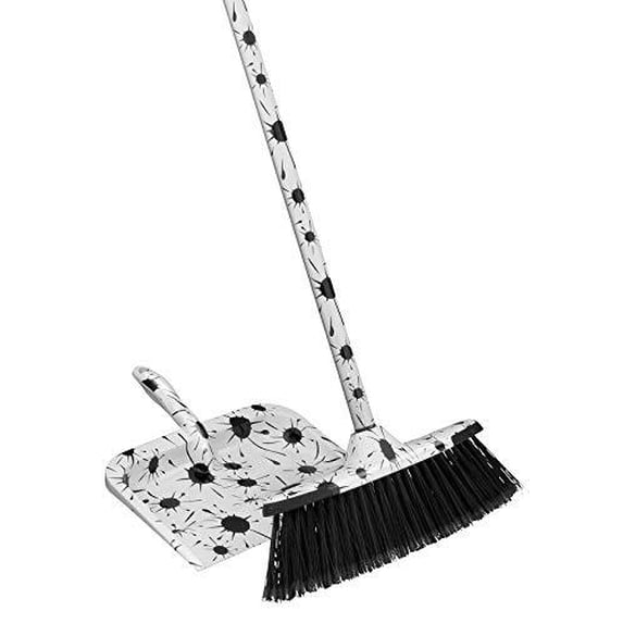 Superio Splash Design Dustpan and Broom Set - 50" Broom - Walmart.com
