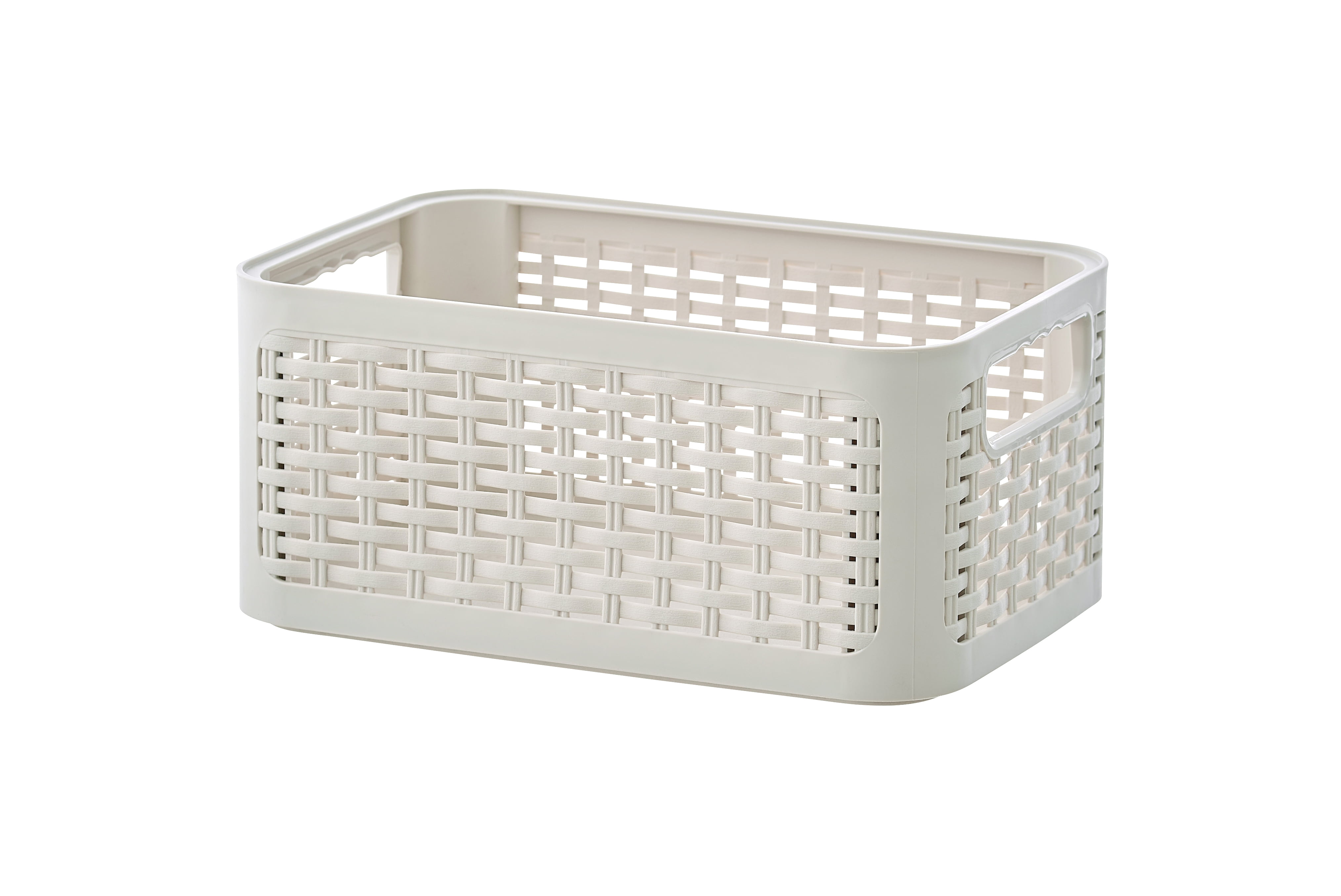 Superio Storage Box, 9 QT., Palm Luxe Collection (Beige) - Walmart.com