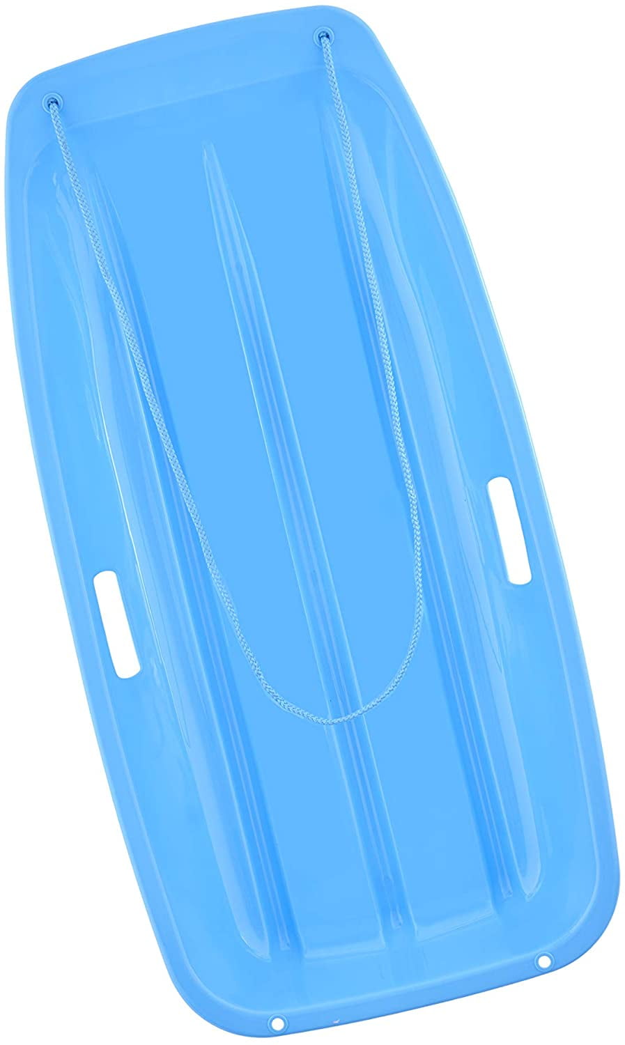 Superio Toboggan Snow Sled 35" Long with 2 cut out Handles and a Pull ...