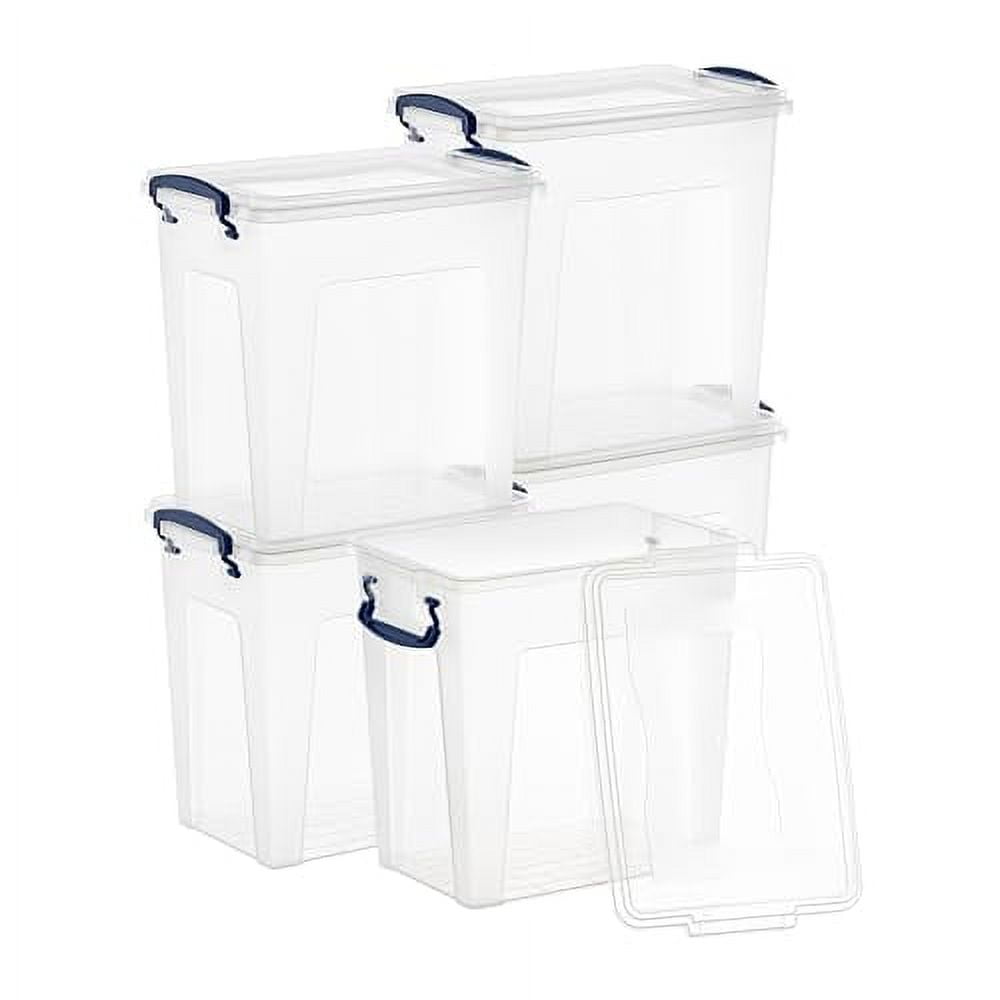 Superio X-Deep Clear Storage Container with Lid and Handles, 12 Quart ...