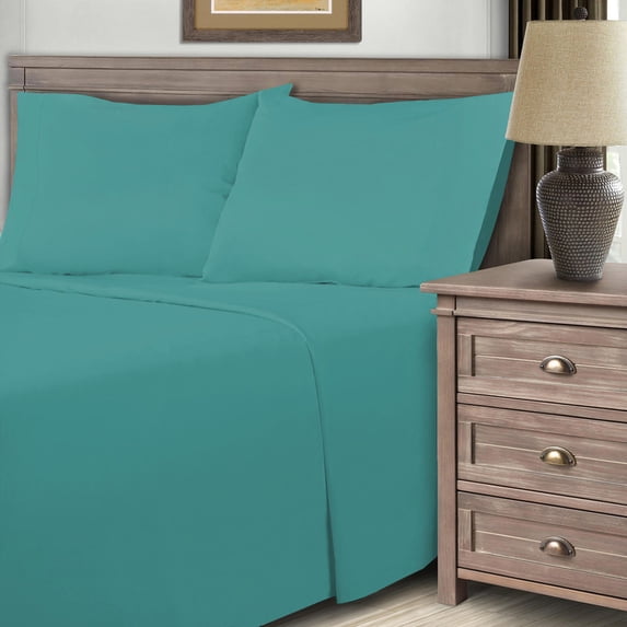 Superior 4-Piece 600 Thread Count Cotton Blend Deep Pocket Sheet Set ...