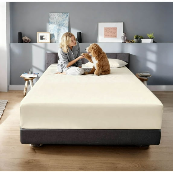 Superior 650 TC Egyptian Cotton Fitted Sheet, Extra Deep Pocket - 18 ...