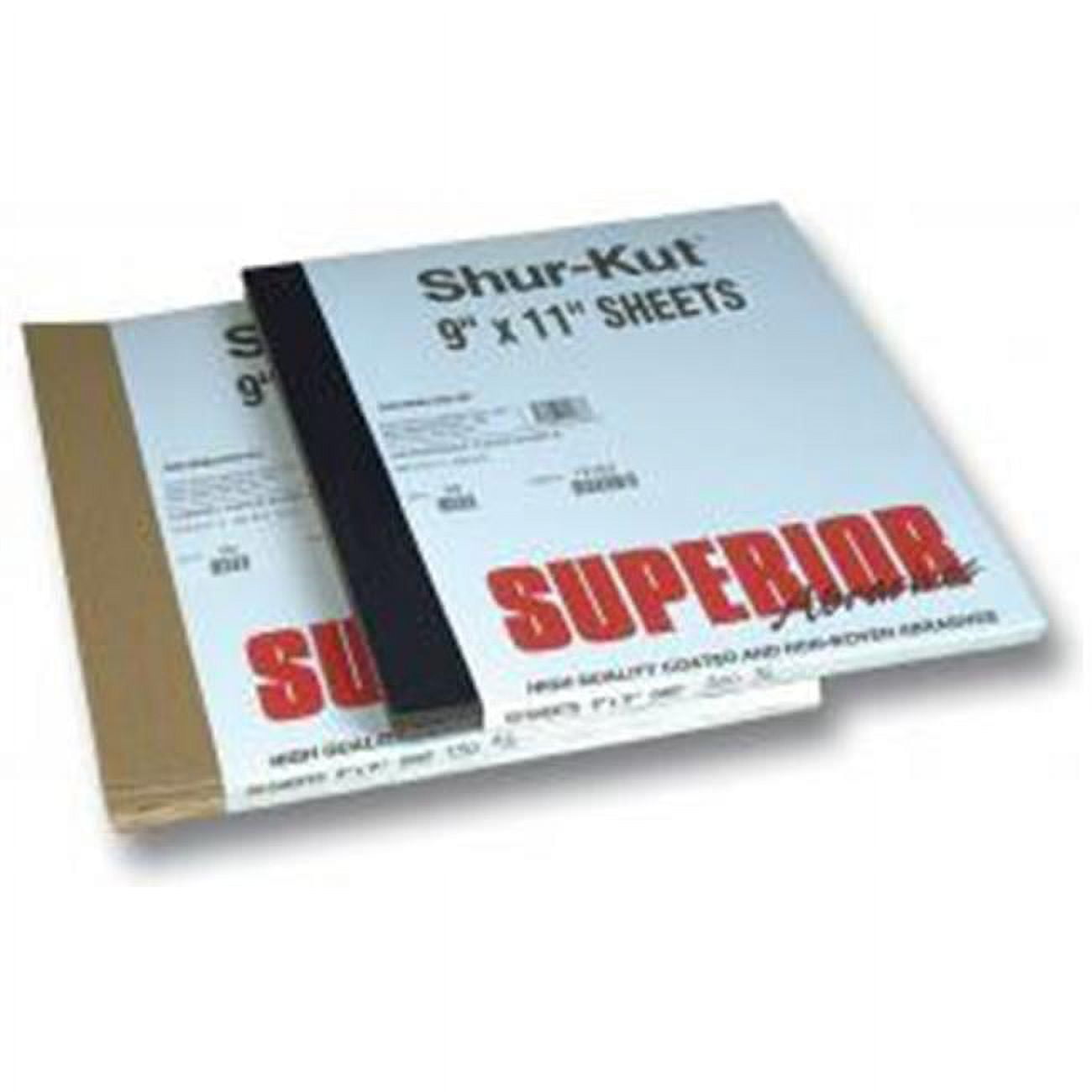 Superior Abrasives Cabinet Paper Sheet - 9 x 11 - 40D Grit - Walmart.com