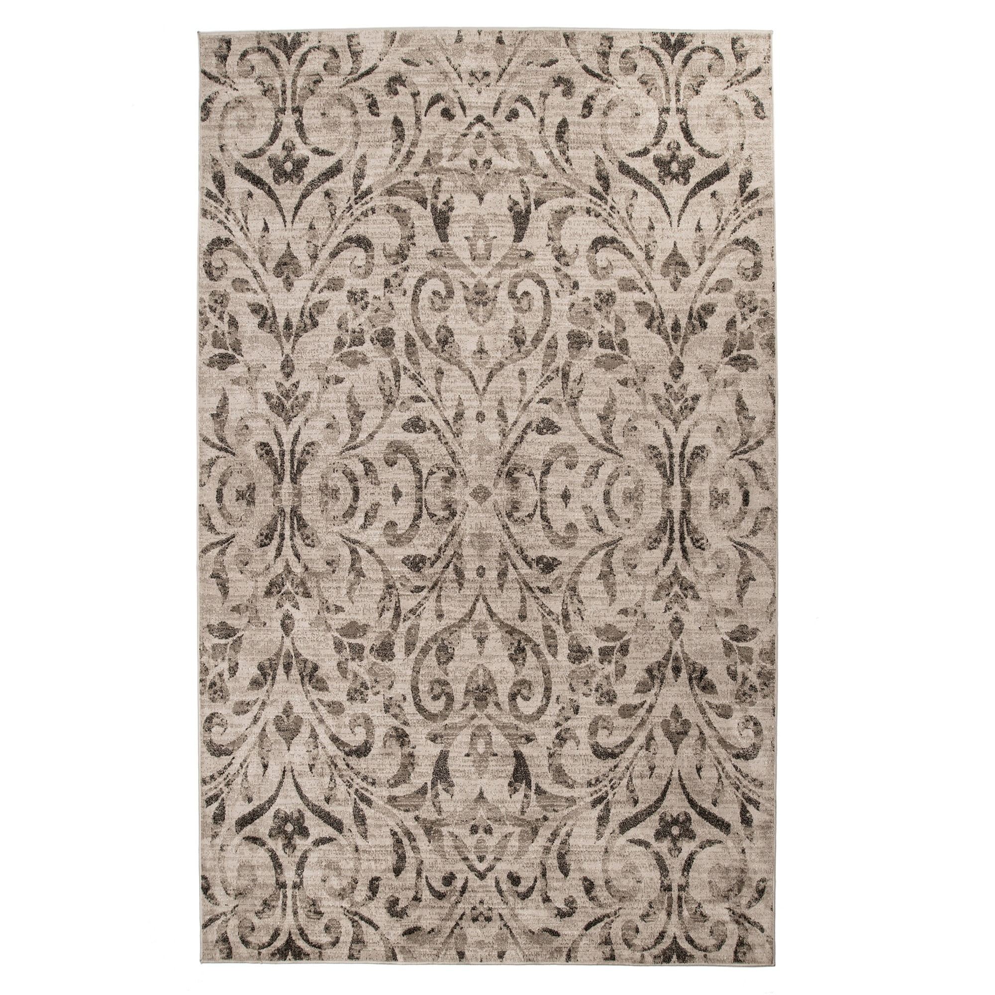 Superior Amedo Traditional Scrolling Vines Area Rug, Bronze, 5' x 8 ...