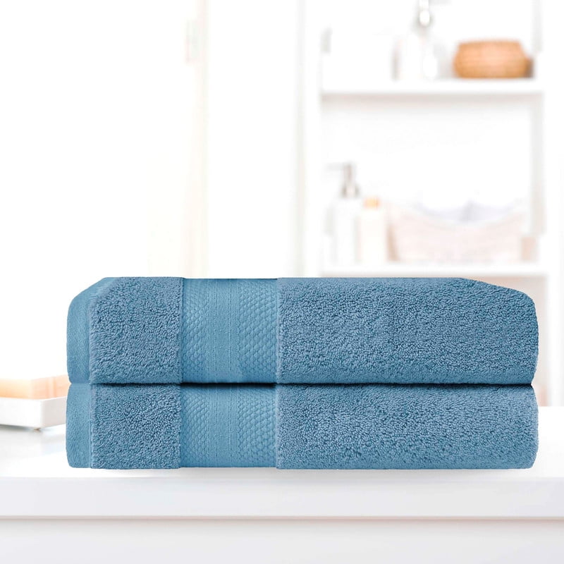 Superior Aria Turkish Cotton 2-Piece Bath Sheet Set, Ultra Soft ...