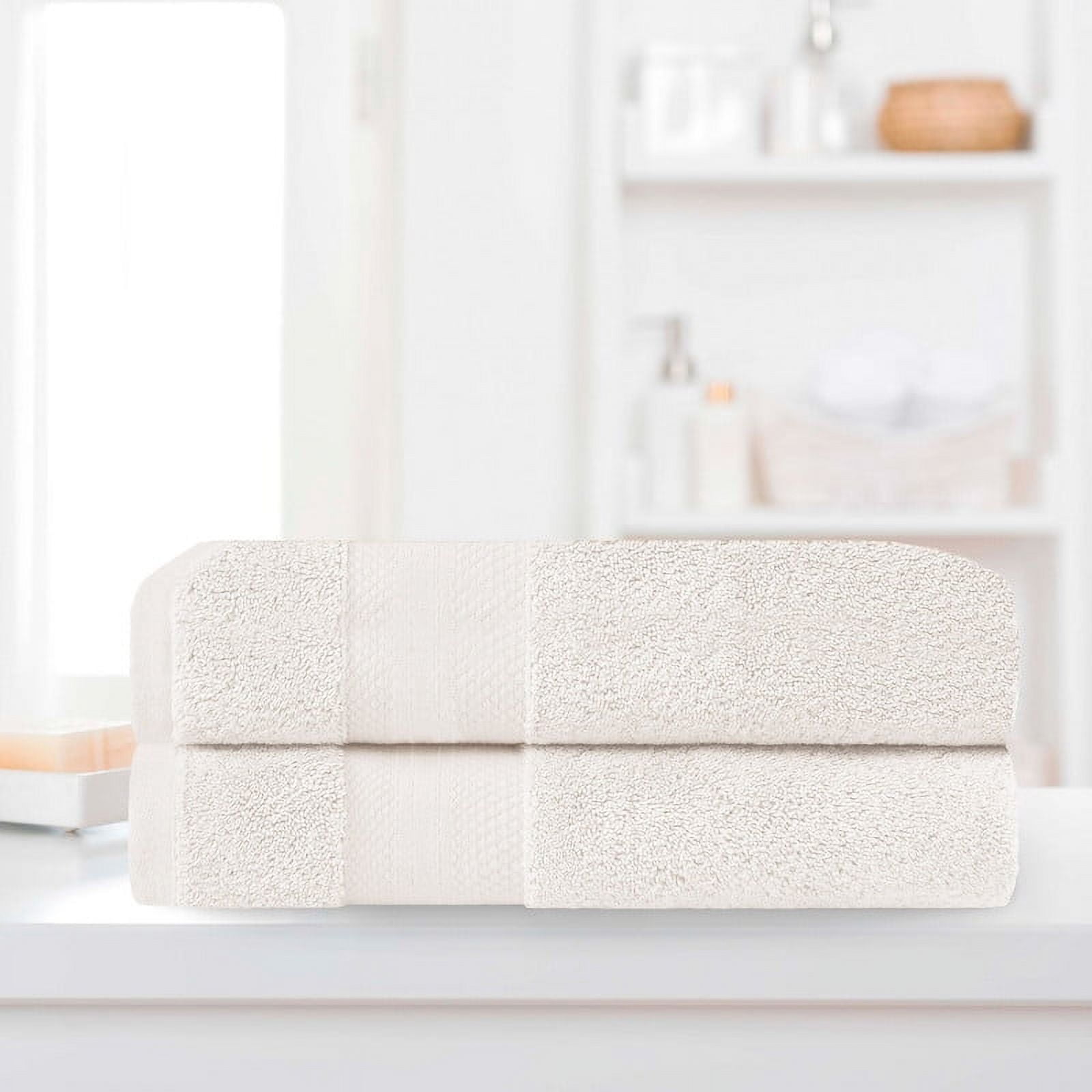 Superior Aria Turkish Cotton 2-Piece Bath Sheet Set, Ultra Soft ...