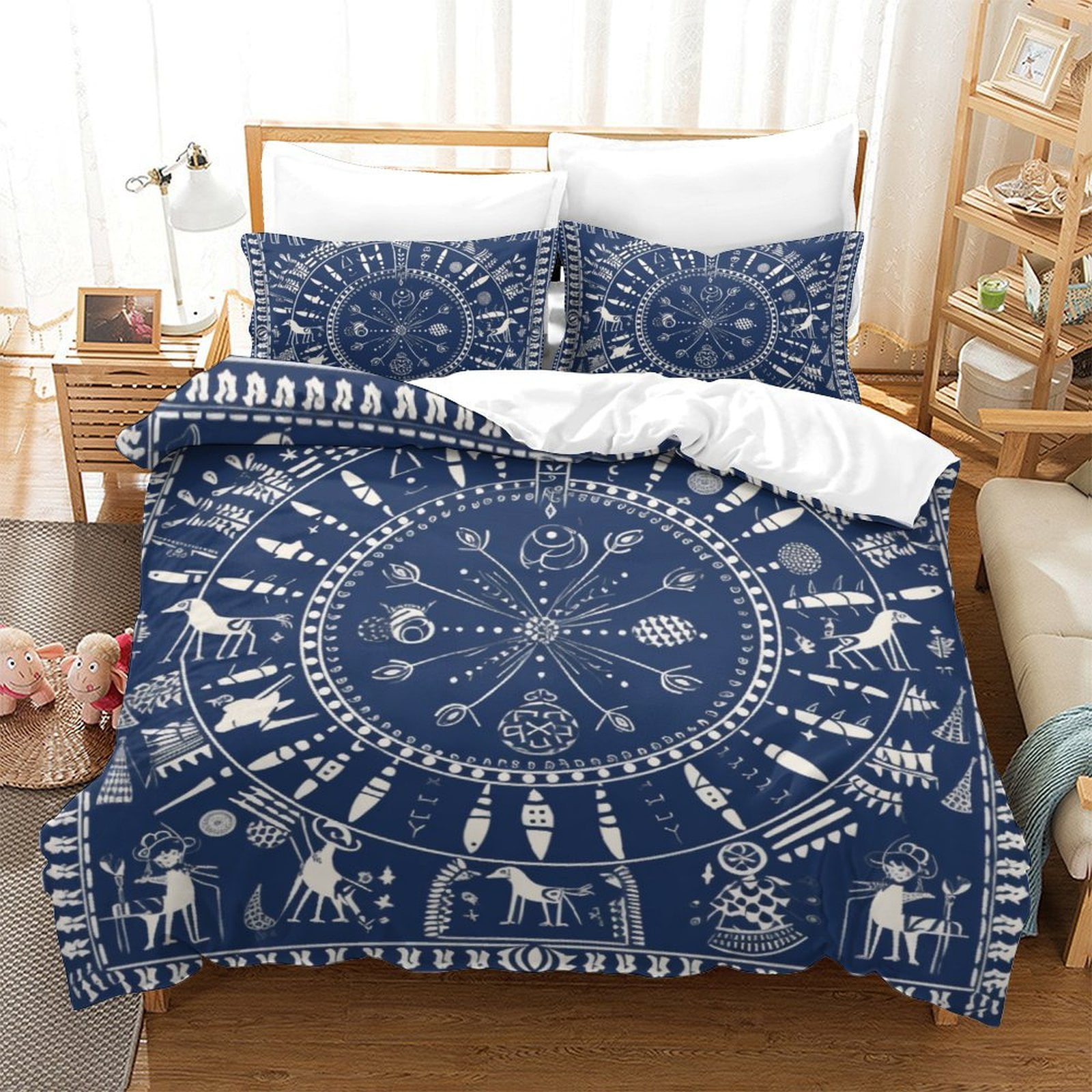 Superior Bedding Set Primitive Totem Printed Duvet Cover Quilt Cover ...