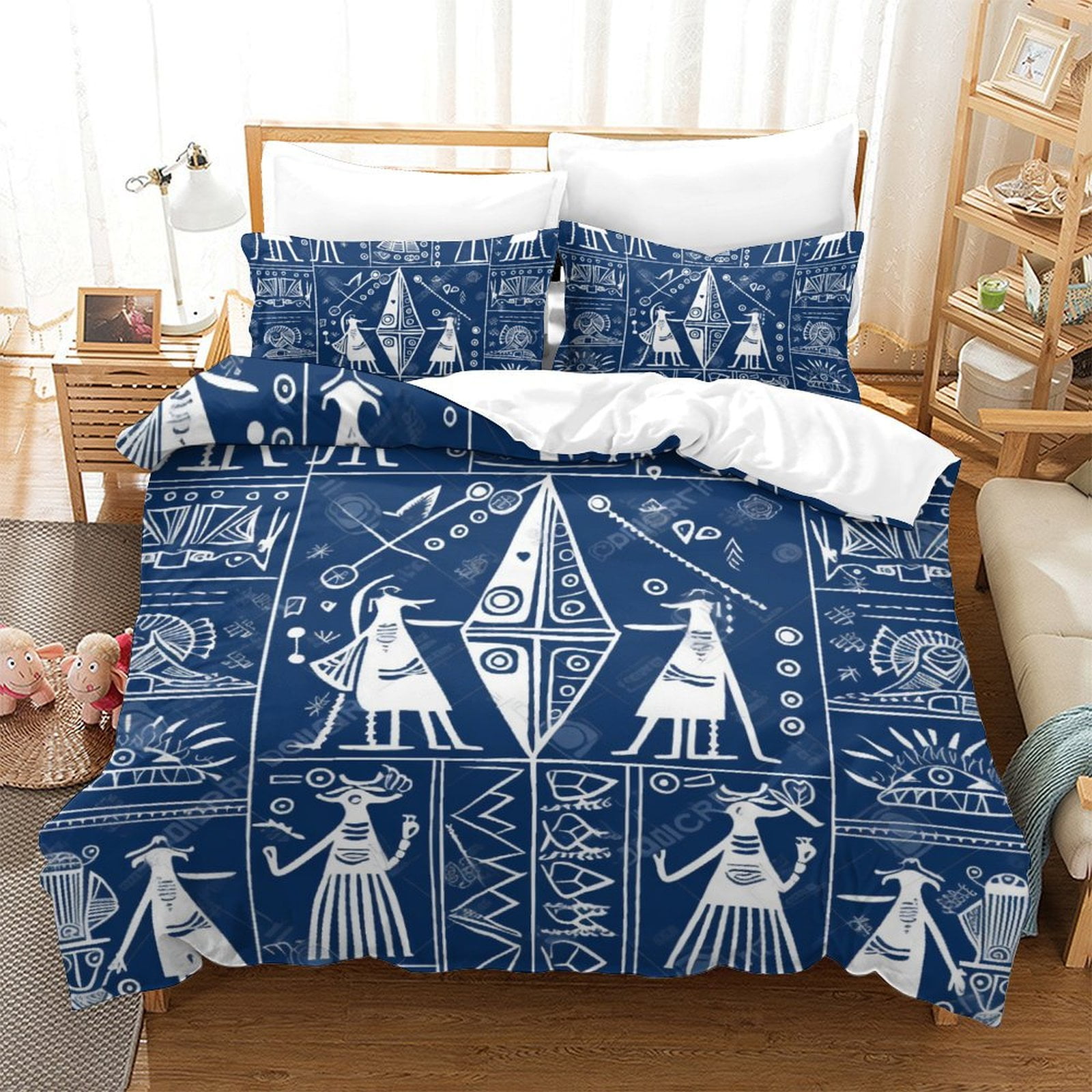 Superior Bedding Set Primitive Totem Printed Duvet Cover Quilt Cover ...