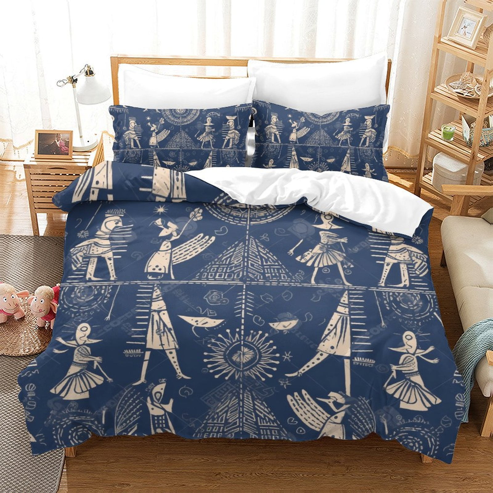 Superior Bedding Set Primitive Totem Printed Duvet Cover Quilt Cover ...
