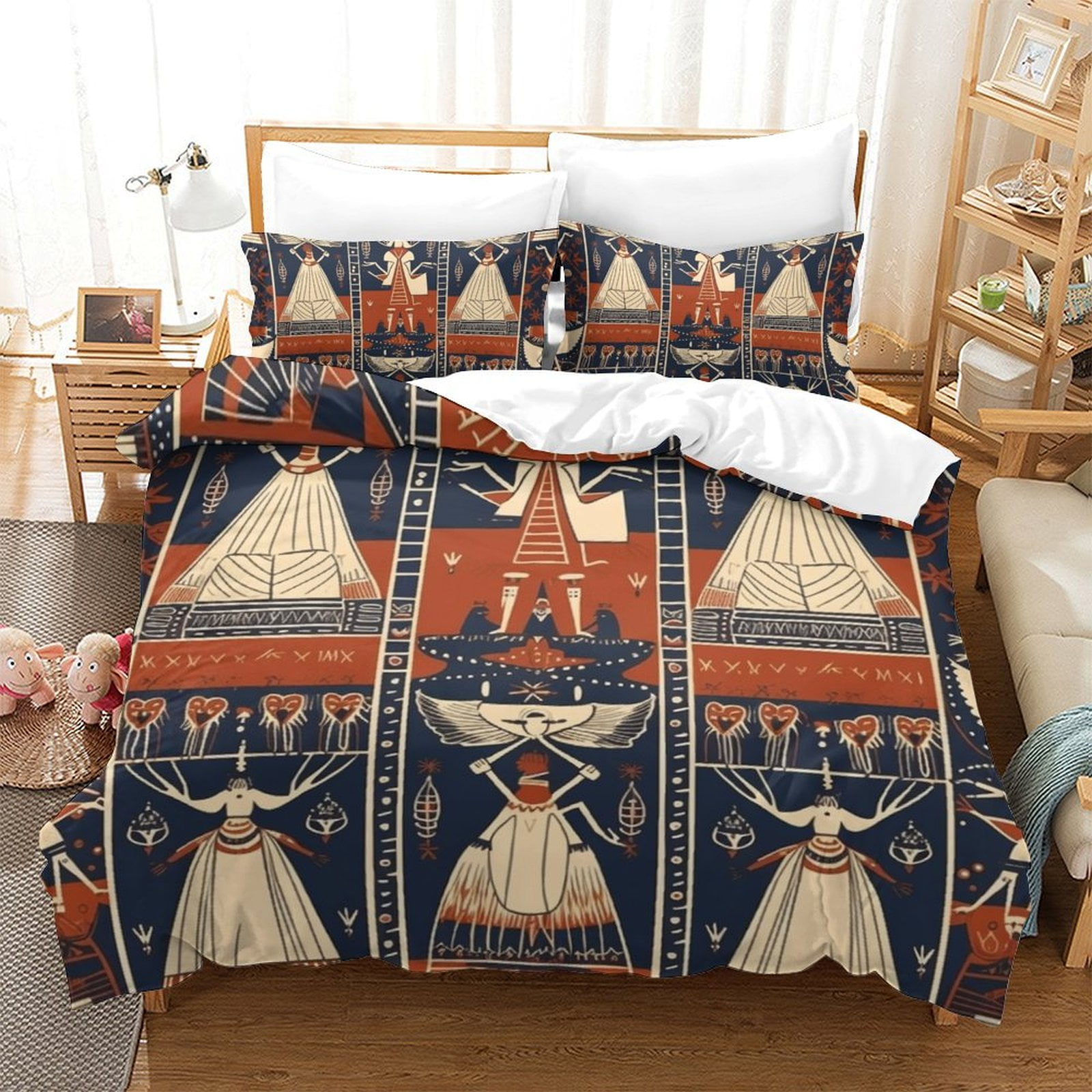 Superior Bedding Set Primitive Totem Printed Duvet Cover Quilt Cover ...