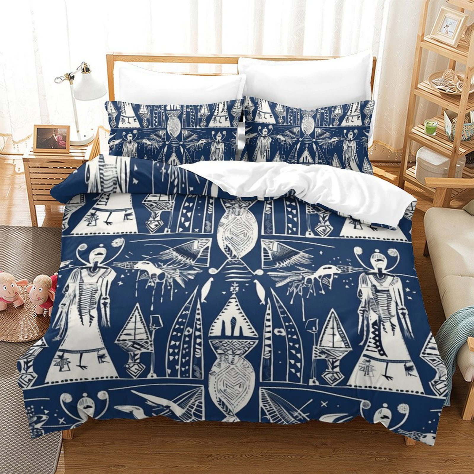 Superior Bedding Set Primitive Totem Printed Duvet Cover Quilt Cover ...