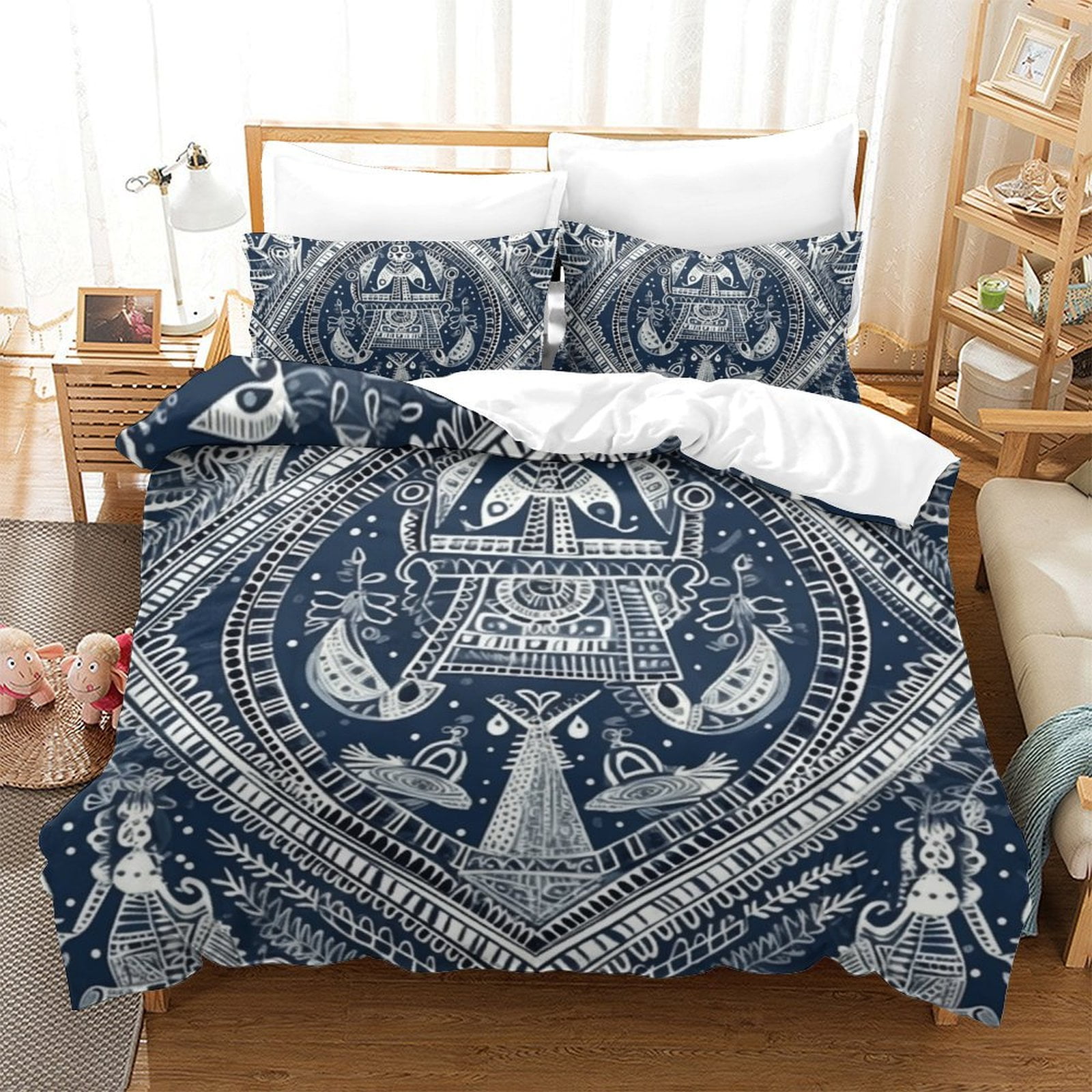 Superior Bedding Set Primitive Totem Printed Duvet Cover Quilt Cover ...