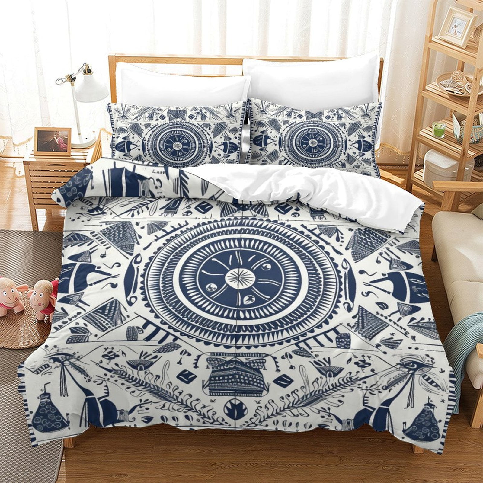 Superior Bedding Set Primitive Totem Printed Duvet Cover Quilt Cover ...