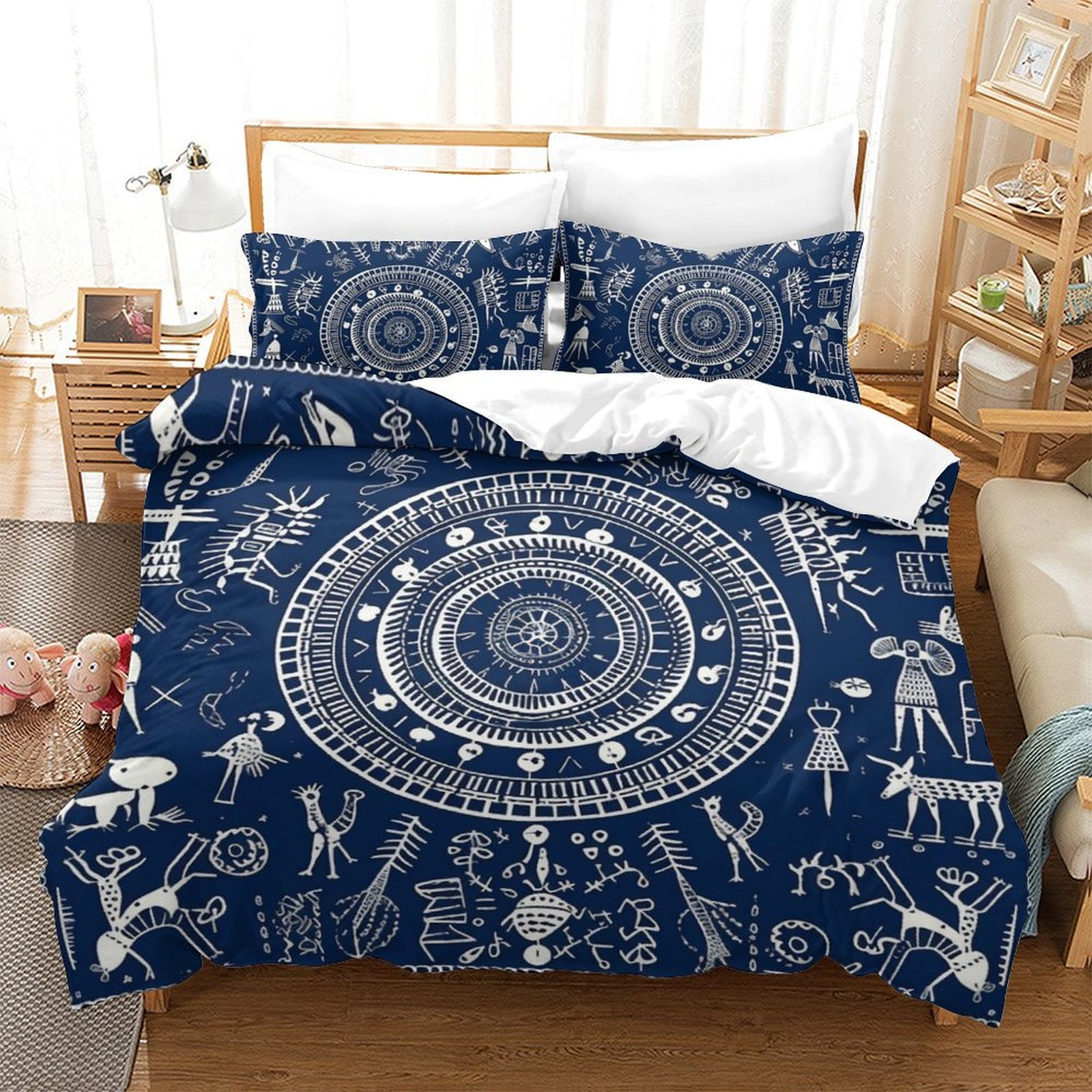Superior Bedding Set Primitive Totem Printed Duvet Cover Quilt Cover ...