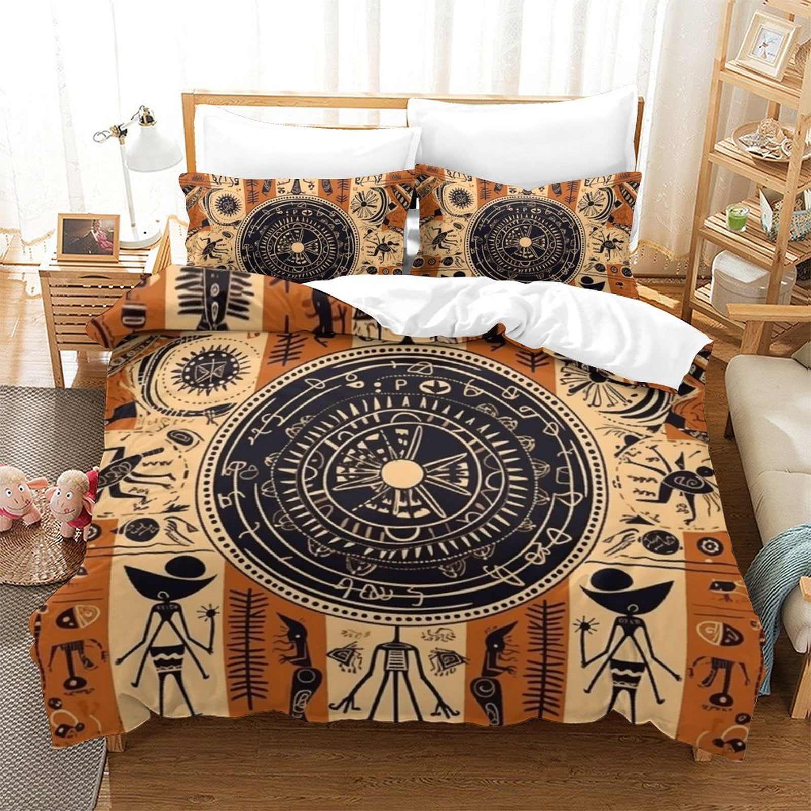 Superior Bedding Set Primitive Totem Printed Duvet Cover Quilt Cover ...