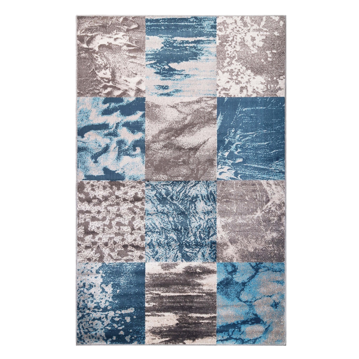 SAFAVIEH Brentwood Dolkar Abstract Geometric Area Rug, 2' x 4', Blue ...