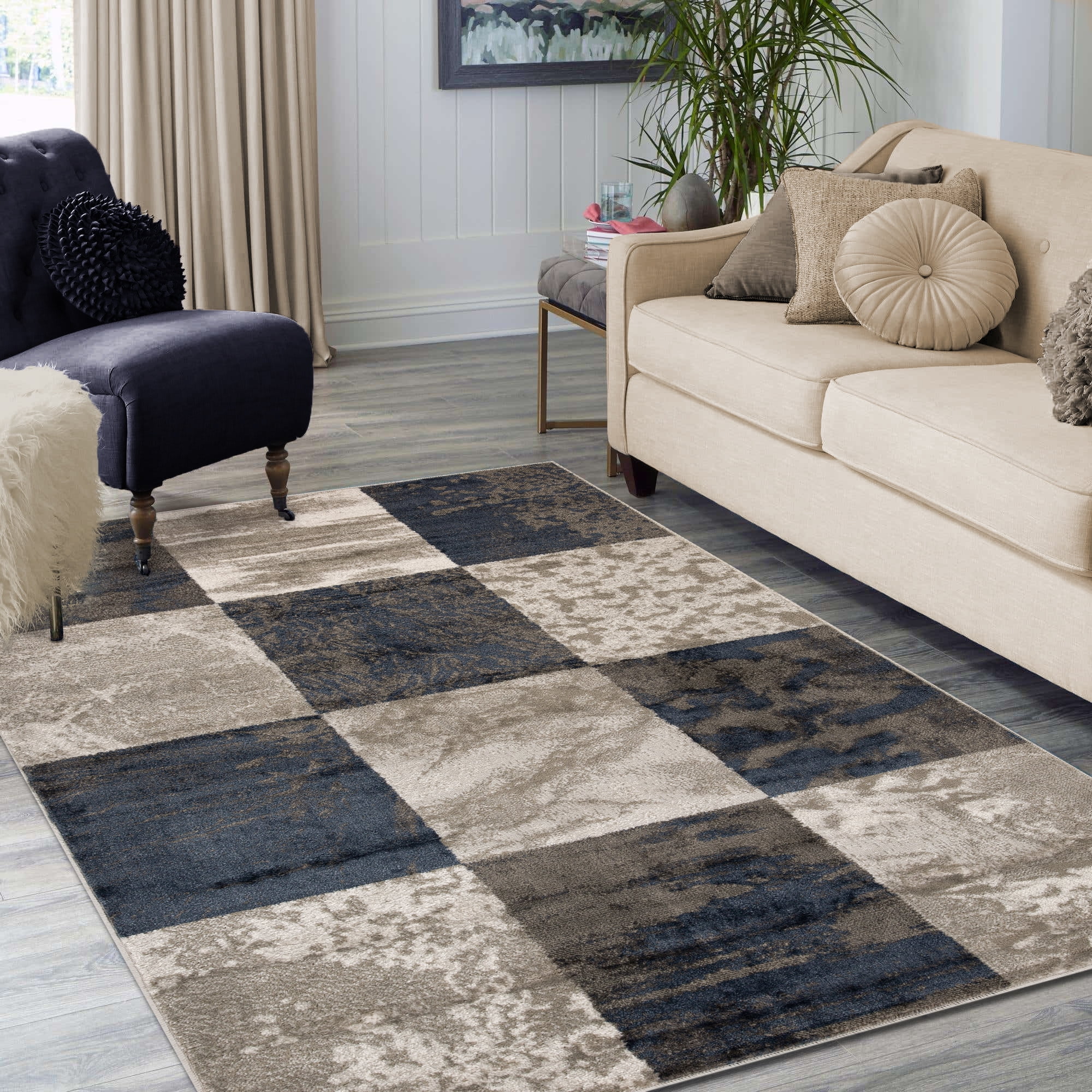 Superior Brentwood 8' x 10' Area Rug, Modern Abstract Rugs for Living ...