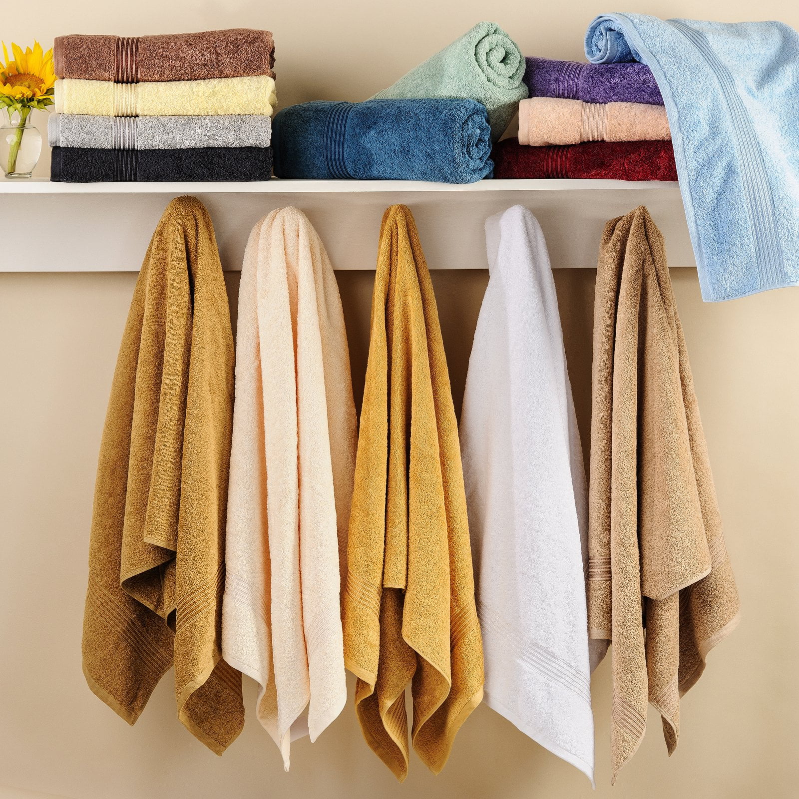 Superior By Luxor Treasures 100% Cotton 2 pc Bath Mat Set - Walmart.com