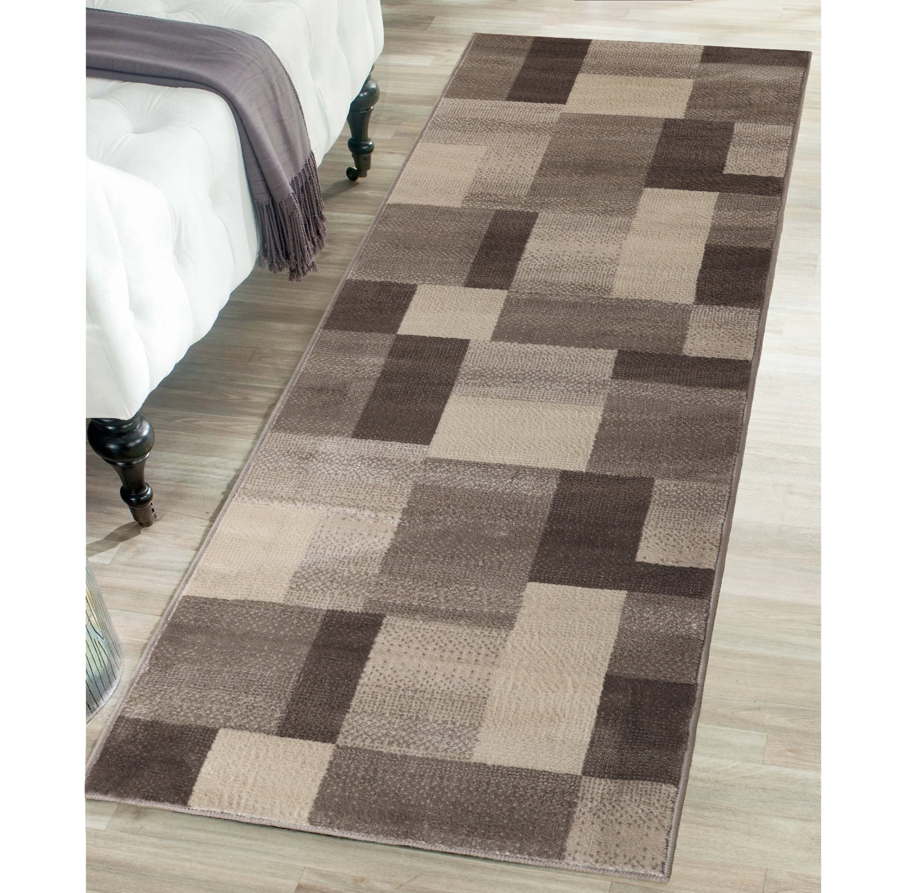 Clifton Color Block Indoor Area Rug - Beige Geometric - Walmart.com