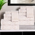 Free Shipping! Superior Cotton Modern Jacquard 12-Piece Quick Dry Towel ...