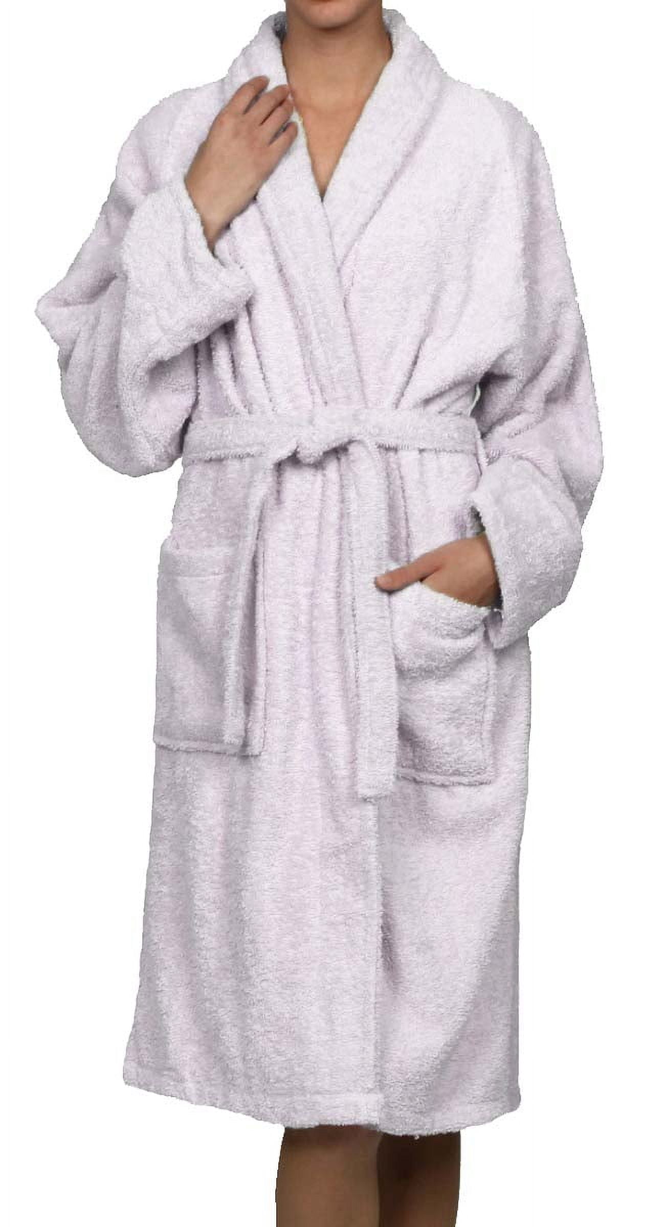 Superior Cotton Terry Bathrobe, Adult Unisex, Lightweight, Extra-Large ...