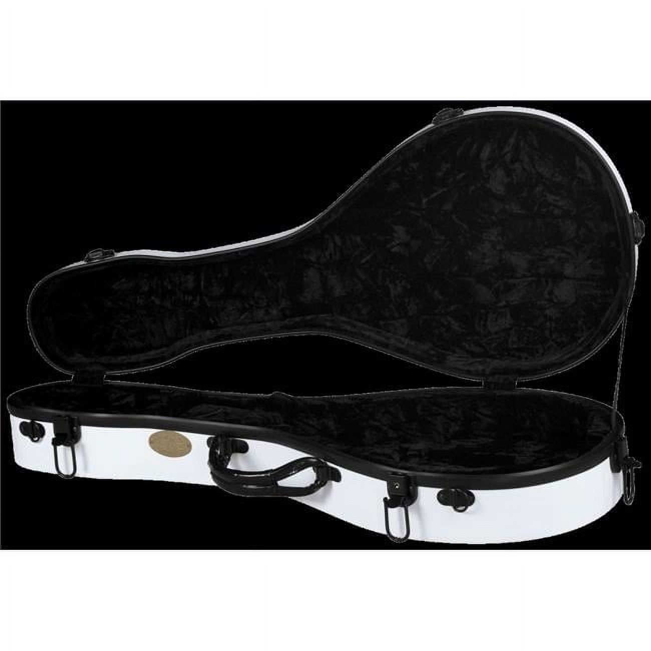 Superior Deluxe Fiberglass A Model Mandolin Case - White - Walmart.com
