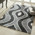 Superior Designer Ogee Shag Hand-Tufted Area Rug - Walmart.com