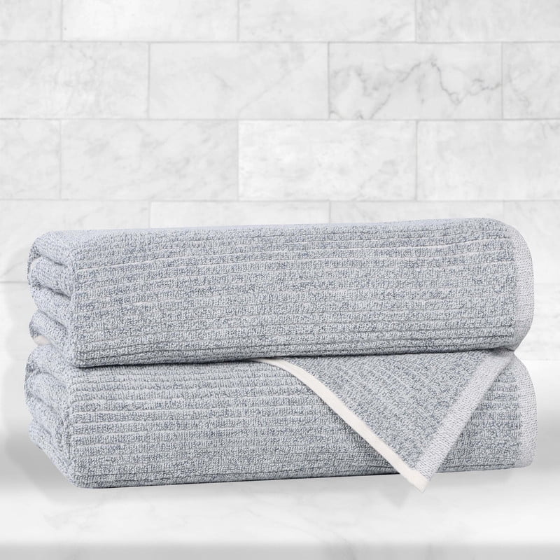 Superior Destin Viscose Cotton Blend Medium Weight Bath Towels, Set of ...