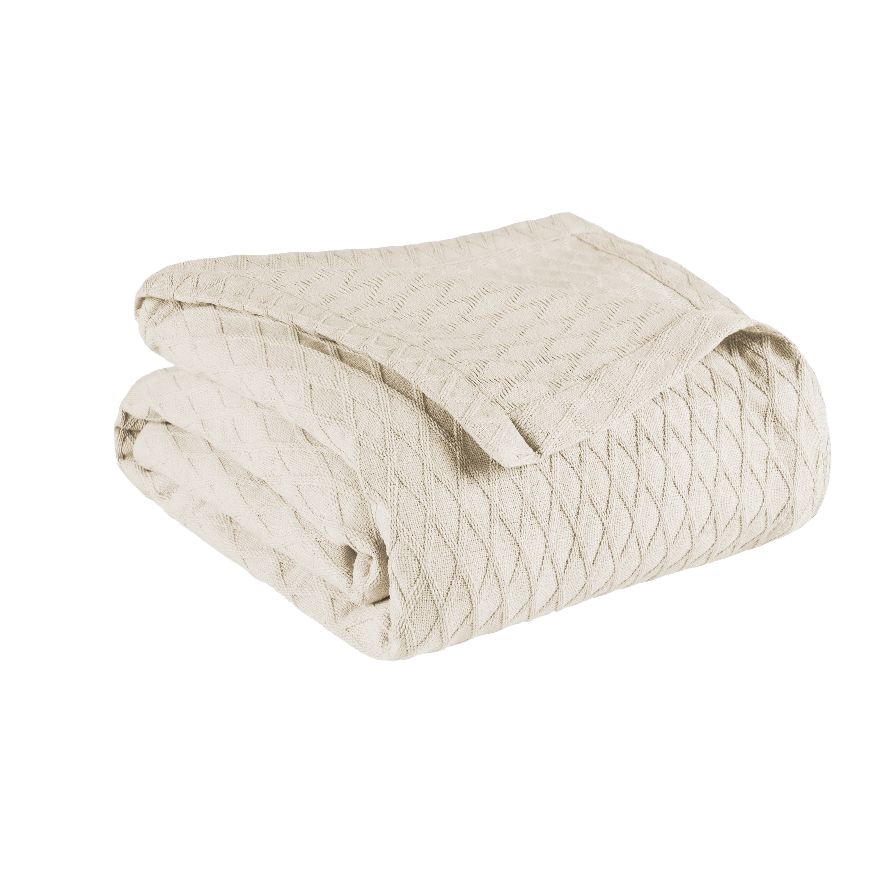 Ivory Chunky Knit Throw Blanket, One Size, by Noble Linens - Walmart.com