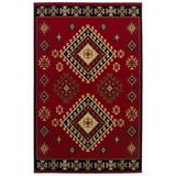 Superior Diamond Geometric Floral Bohemian Rustic Power-Loomed Indoor ...
