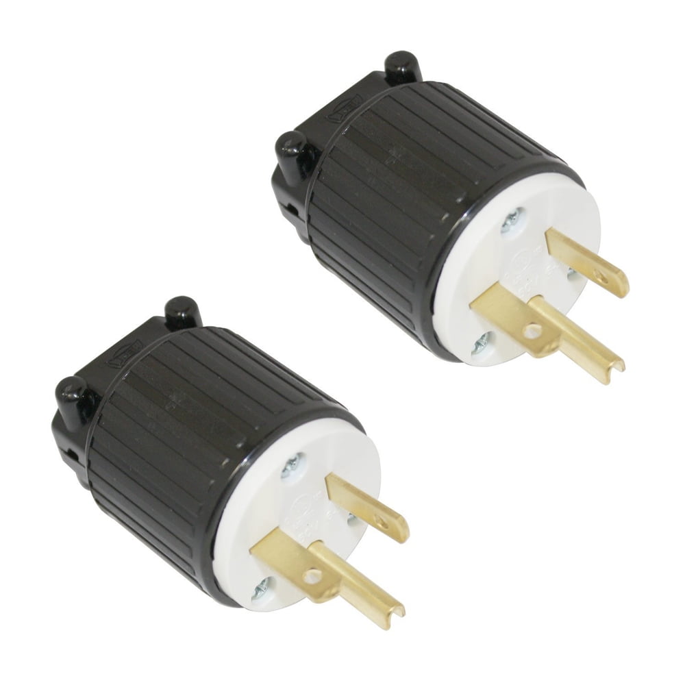 Superior Electric (2 Pack) Plug 3 Wire, 20 Amps, 250V, NEMA 6-20P ...