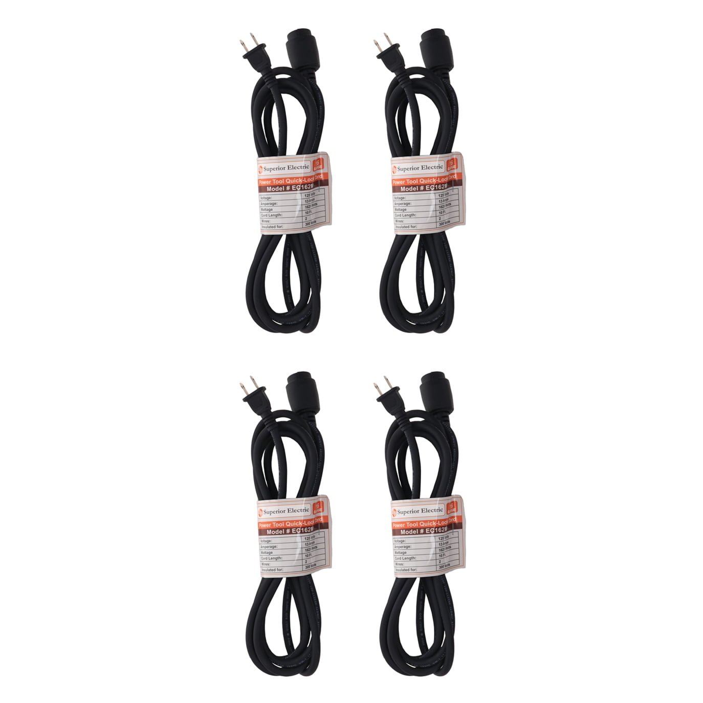 Superior Electric EC162M 10 Feet 16 AWG SJO 2 Wire 125 Volt Power Tool ...