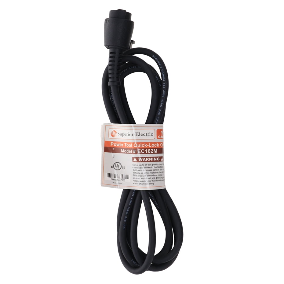 Superior Electric EC162M 10 Feet 16 AWG SJO 2 Wire 125 Volt Power Tool ...